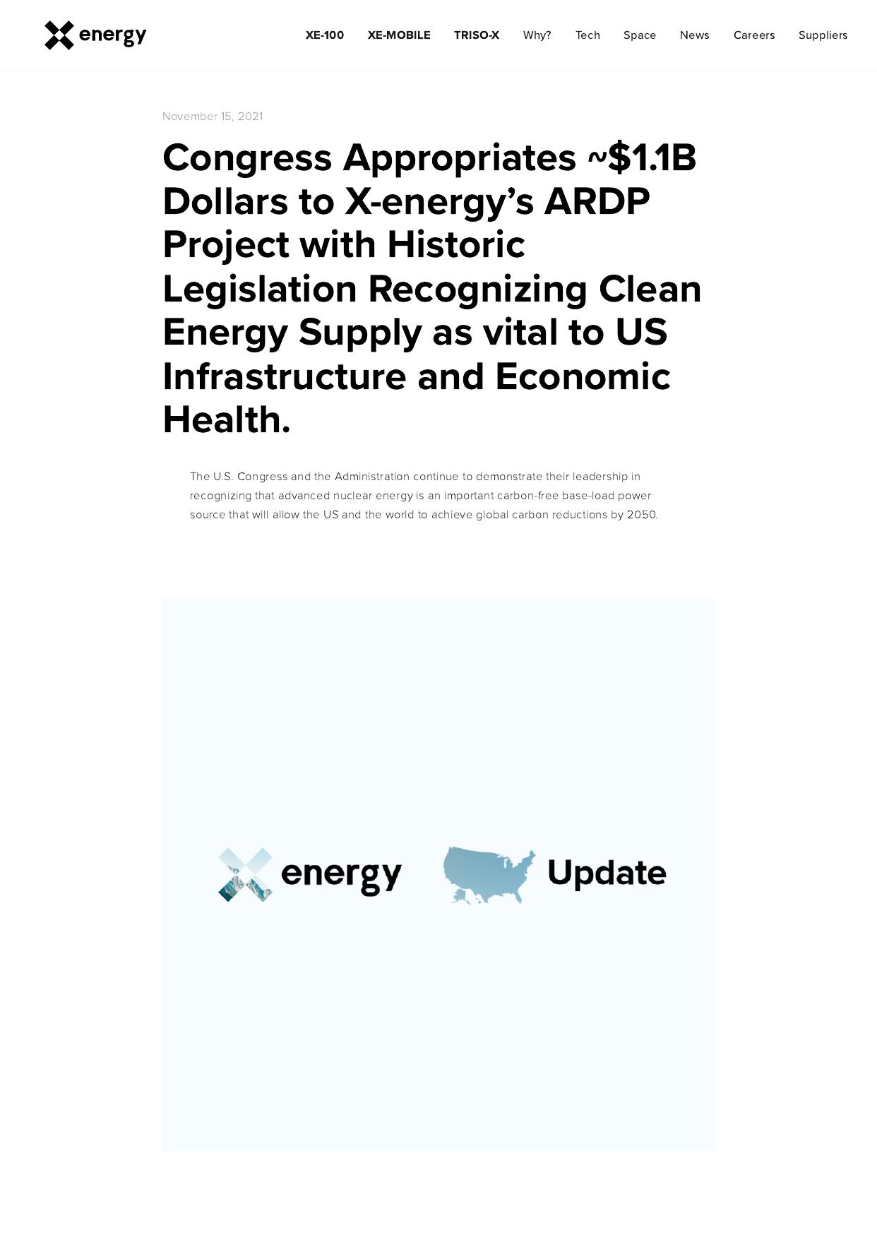 Advanced Reactor Demonstration Program: Natrium – Climate Program Portal