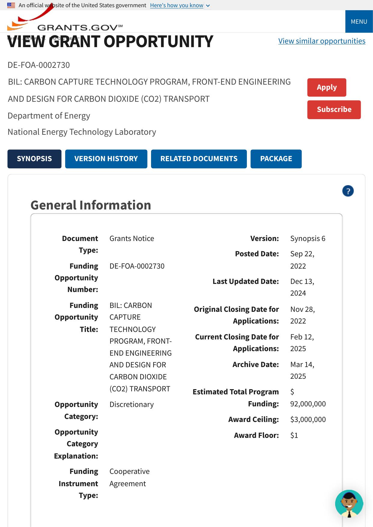 Carbon Capture Technology Program, Front-End Engineering and Design for ...